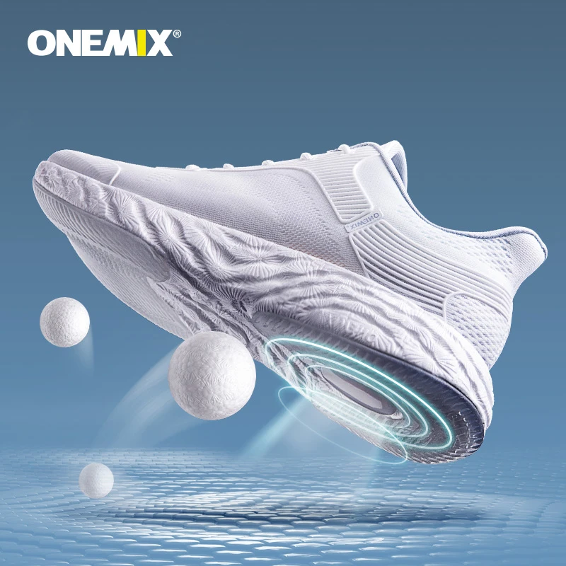 ONEMIX Sepatu Lari Pria Sneakers 2021 Sepatu Olahraga Wanita Merek ...