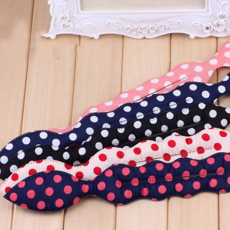 Barrette - chouchou,Éponge en mousse pour chignon à pois pour filles ...