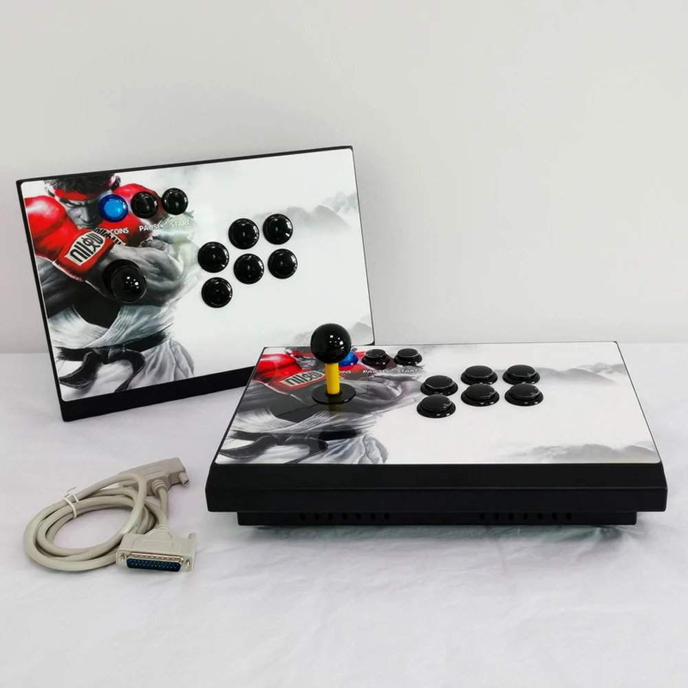 The upgrade board 4018 in 1 arcade rocker duble joystick family console ...