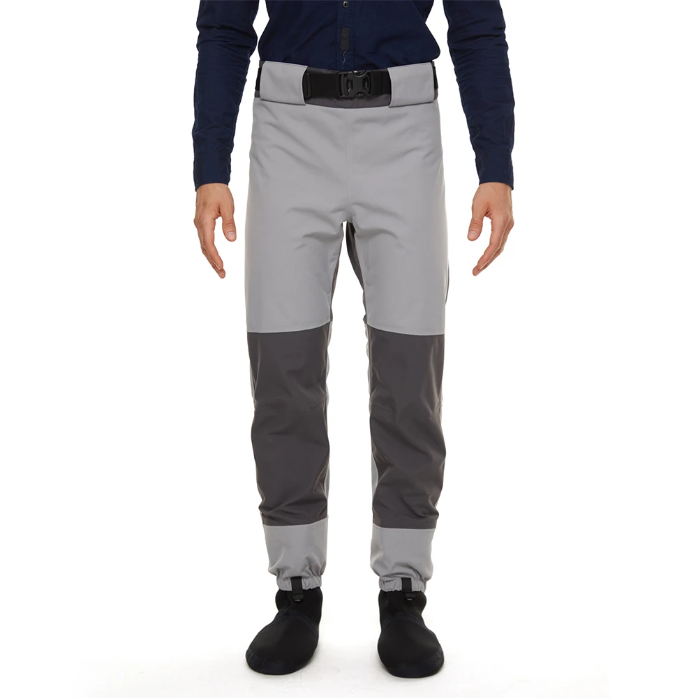 Men-s-Fishing-Waders-Waist-Wading-Pants-Three-Layer-Waterproof-Fabric ...