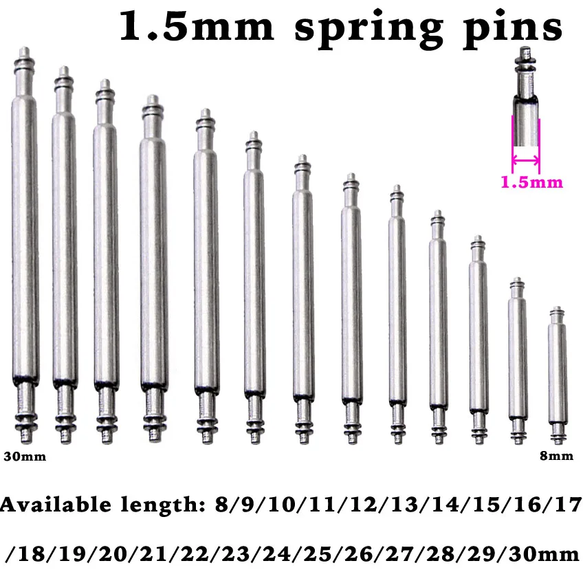 Watch Band Spring Pins Repair Tool for Watch Strap Release Spring Bars ...