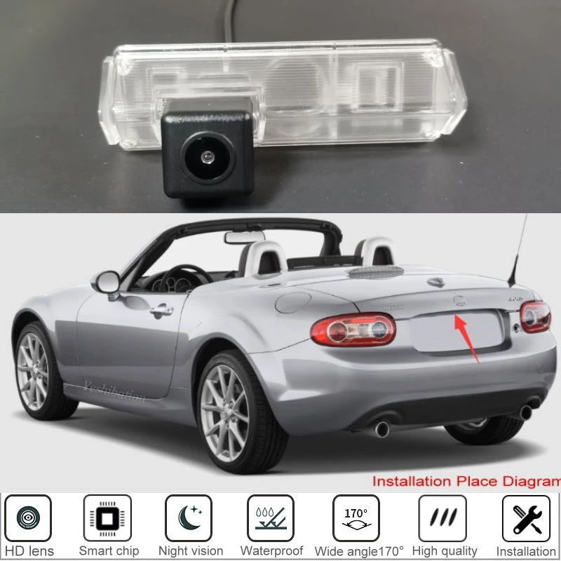 Car Rear View Reverse Backup Camera For Mazda Mx5 Roadster Mx-5 Miata ...