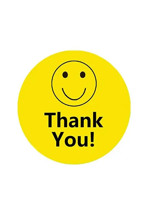 Thank You Smiley Face