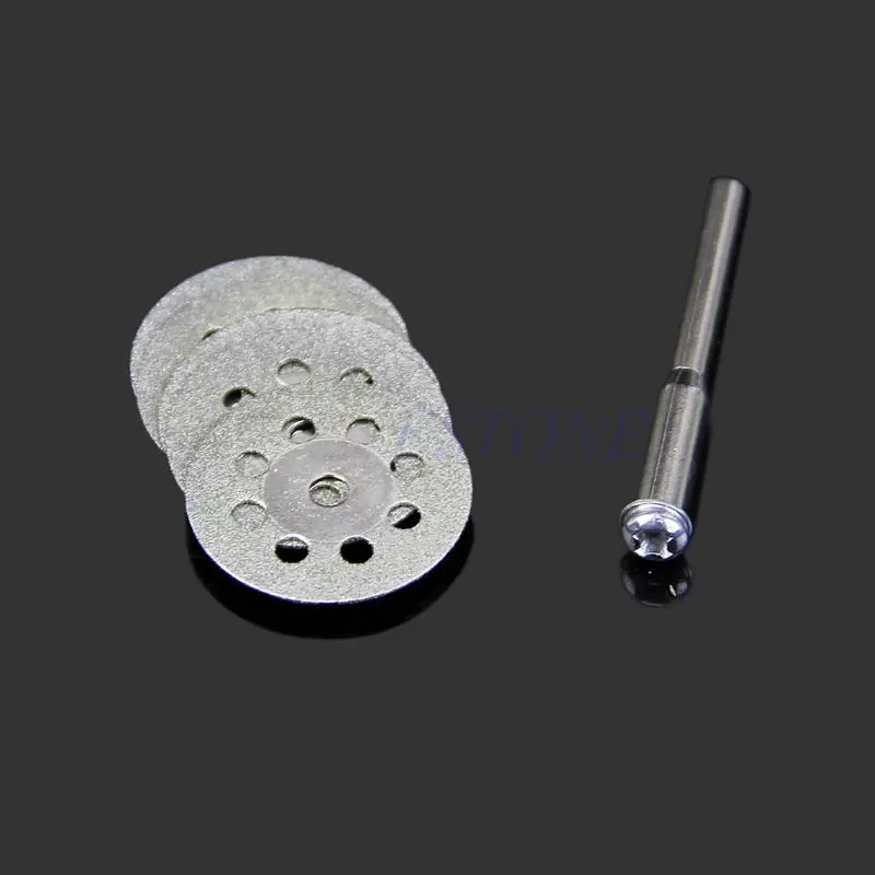 F2te 5pcs Mini Sharp 22mm Tools With A Rod Rotary Diamond Cutting Discs ...
