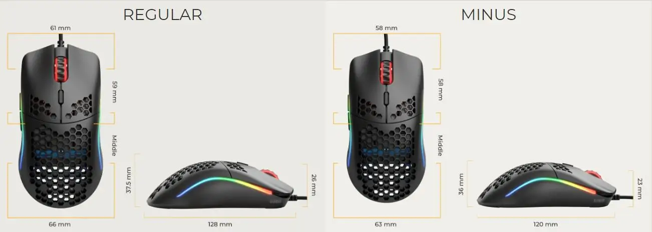 Buy Glorious Model O- Wired RGB Gaming Mouse 12000Dpi Lightweight with ...