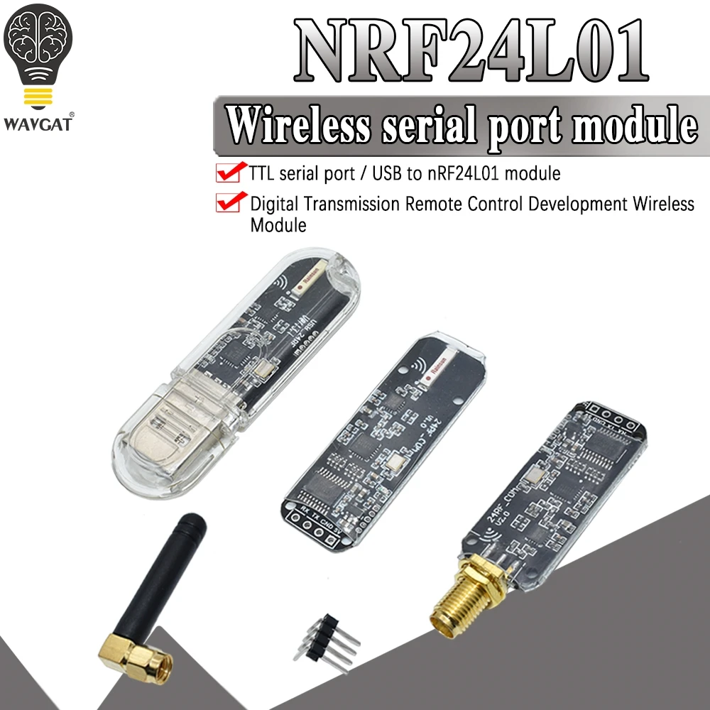 USB-NRF24L01-2-4G-wireless-data-transmission-module-2-4GHz-NRF24L01 ...