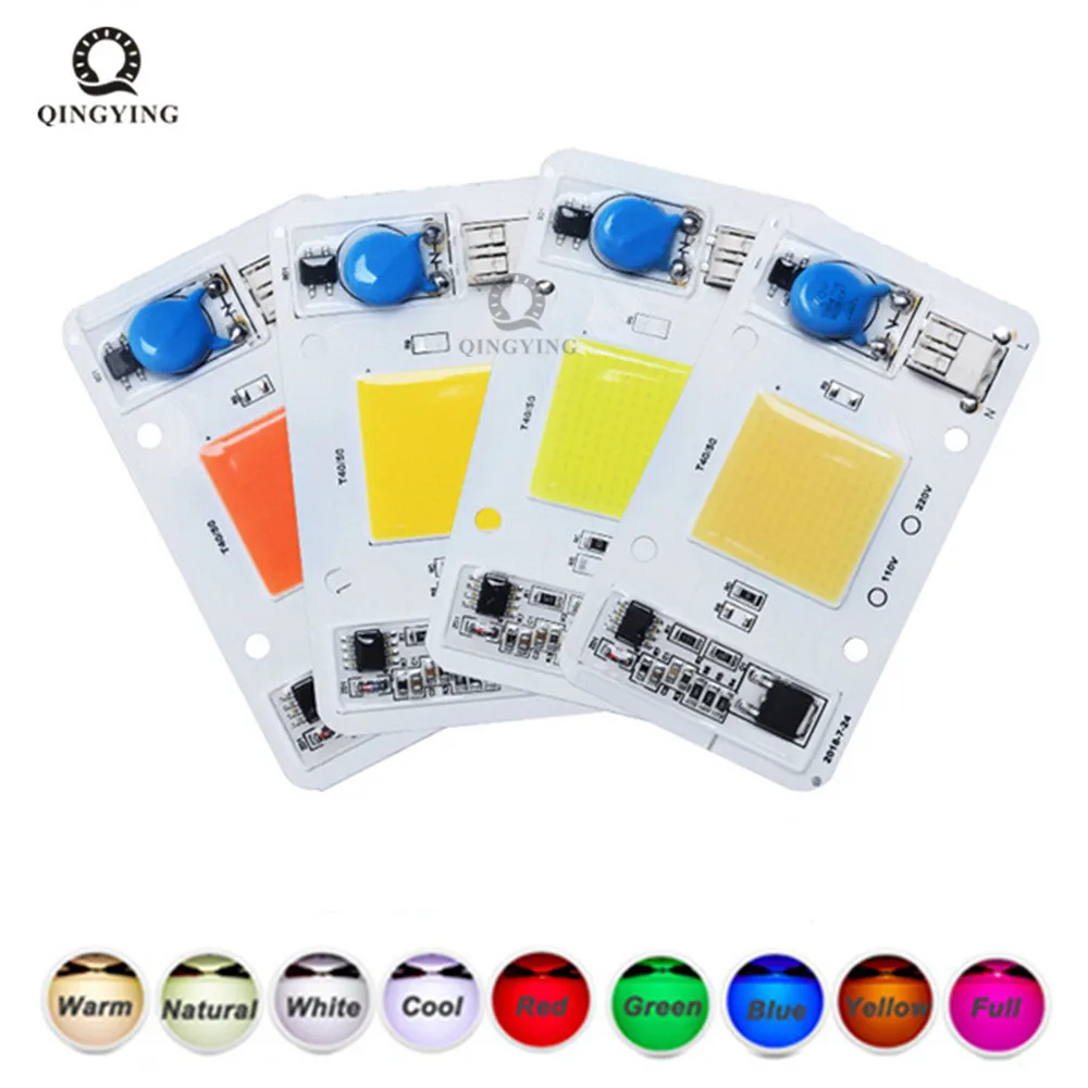 50W-Driverless-Solderless-LED-Chip-Integrated-Smart-IC-DIY-R-G-B-W-Full ...