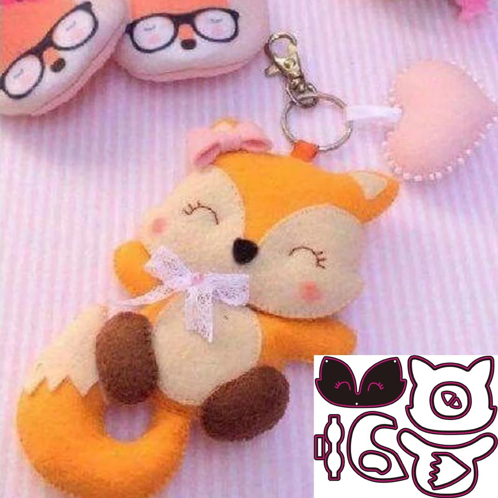 Fox-pendant-metal-cutting-dies-Scrapbooking-album-paper-craft-handmade ...