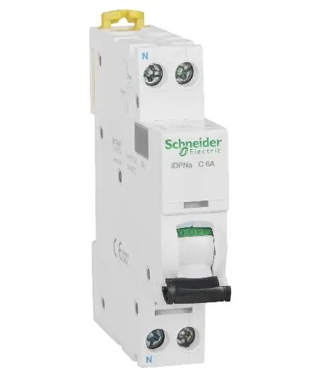 SCHNEIDER MCB Breaker, Acti9 IC60N, 1P, 1A, C Curve, 45% OFF