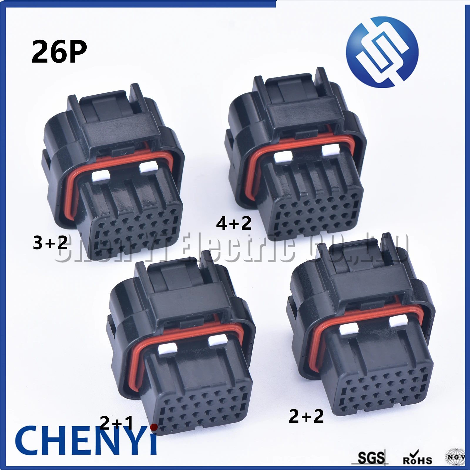 1set 26 Pin 3-1437290-7 1473416-1 TE AMP SUPERSEAL 3/4/5/6 slots ...