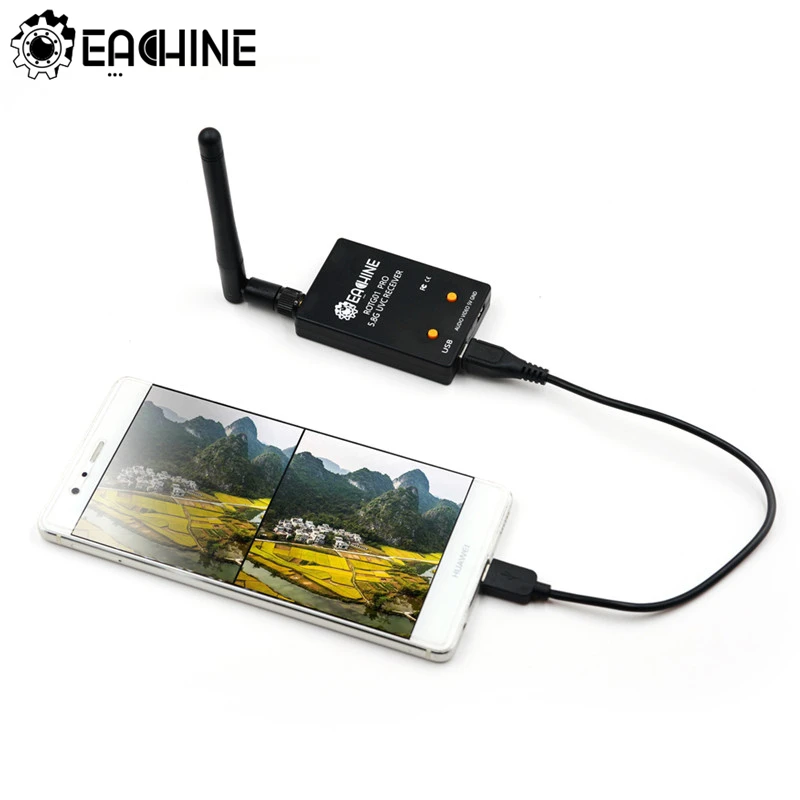 Eachine ROTG01 Pro UVC OTG 5.8G 150CH Full Channel FPV Receiver W/Audio For Android Smartphone ...
