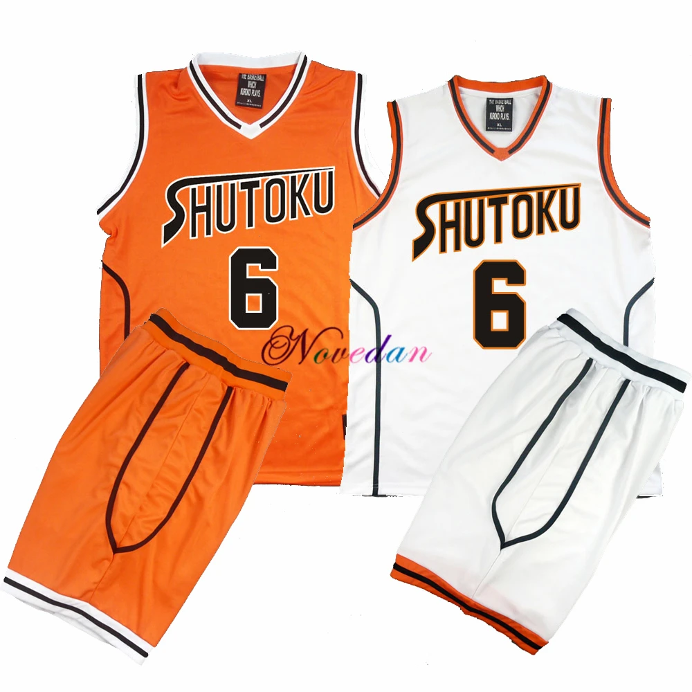 Anime Kuroko No Basket Basuke Cosplay Shutoku School Uniform Midorima ...