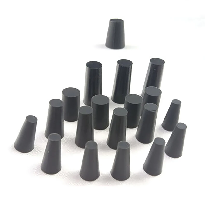 Conical Silicone Rubber Plug Flask Tapered Tube Masking Hole Stopper ...