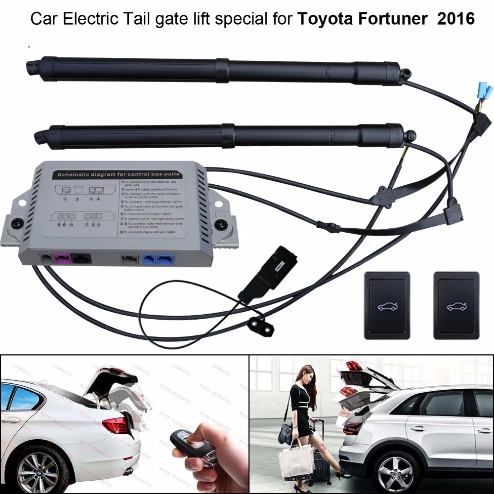 Car-Electric-Tail-gate-lift-special-for-Toyota-Fortuner-2016-with-Latch ...
