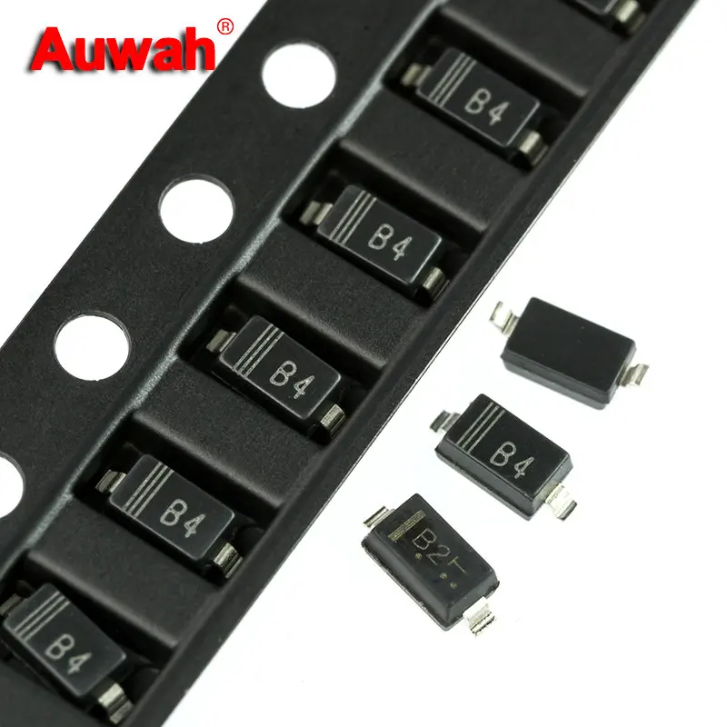 20 Pçs/lote 20v 30v 40v 0.5a 1206 Smd Diodo Schottky Mbr0520 Mbr0530 ...