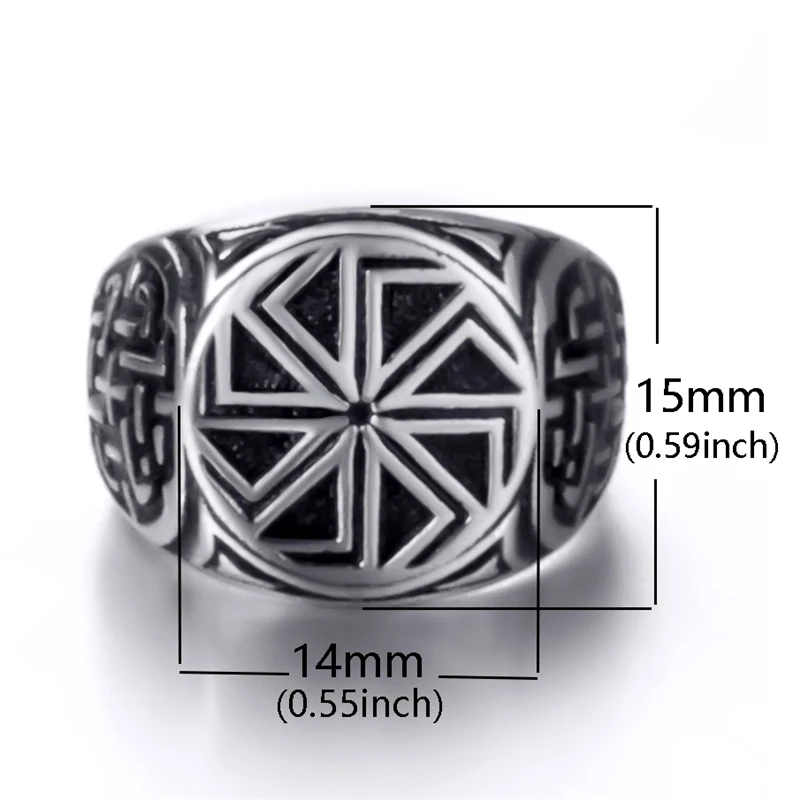 Big Viking ring with solar signs Memorabilia Collectibles etna.com.pe