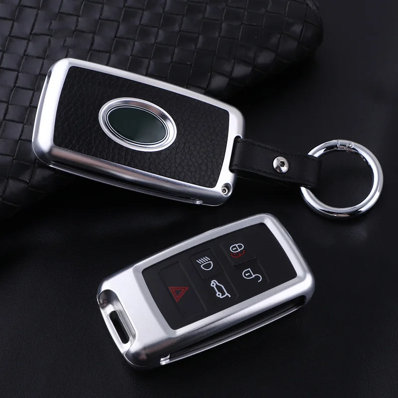 Aluminium Alloy Car Key Case Cover Shell Fob Holder Key Ring For 2018 ...