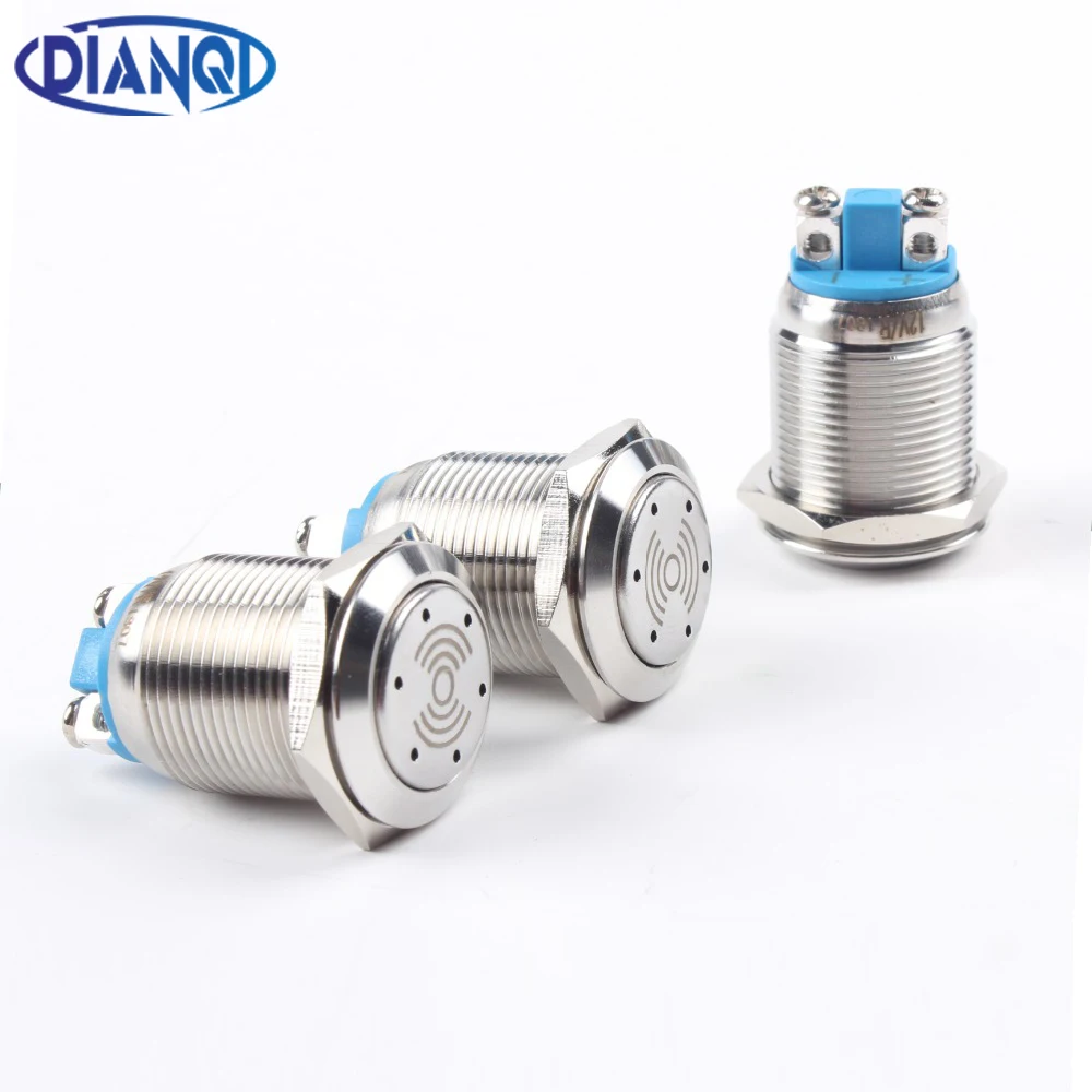 Free shipping 19mm metal waterproof stainless steel buzzer 19FMQ/B.L ...