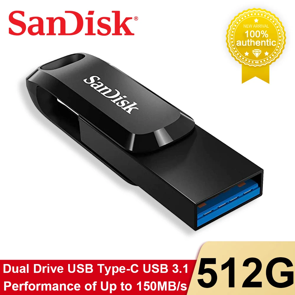 SanDisk-unidad-Flash-Ultra-Dual-Go-100-GB-USB-tipo-C-64GB-512GB-128GB ...