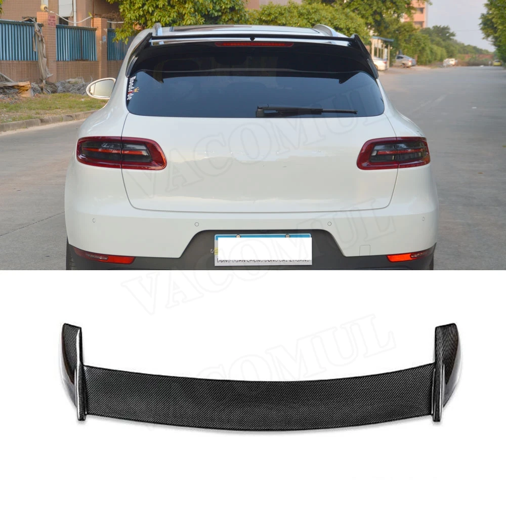 Carbon Fiber Rear Roof Spoiler For Porsche Macan 2014 - 2018 Tail Wings ...