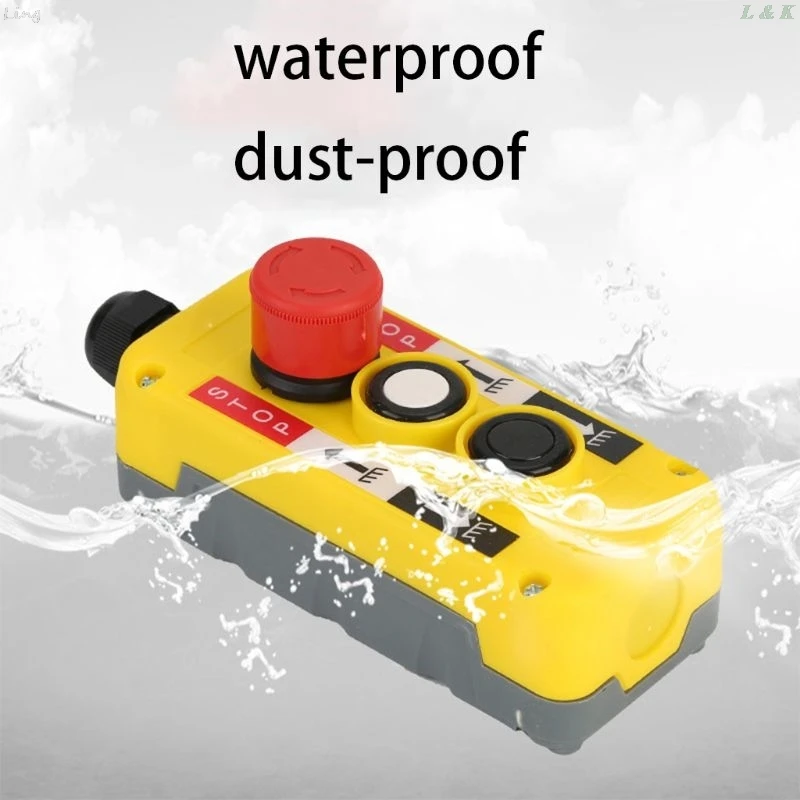 Waterproof-Industrial-Push-Button-Switch-Emergency-Stop-for-Electric ...