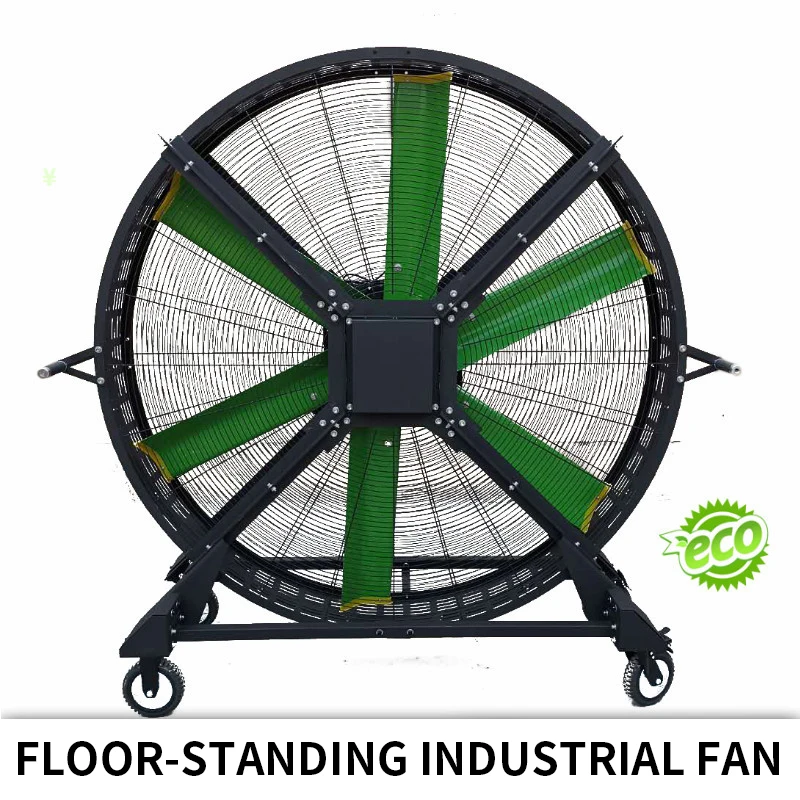 Large Space Driving Heat Moving Fan Vertical 2m Cart-type Floor ...