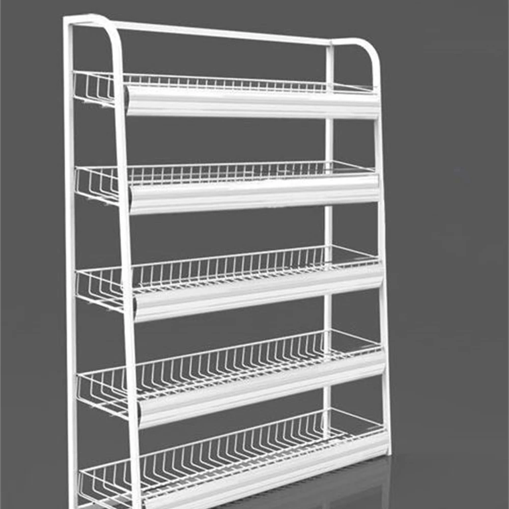 Cashier-Desk-Wire-Basket-Merchandise-Display-Rack-Supermarket-Storage ...