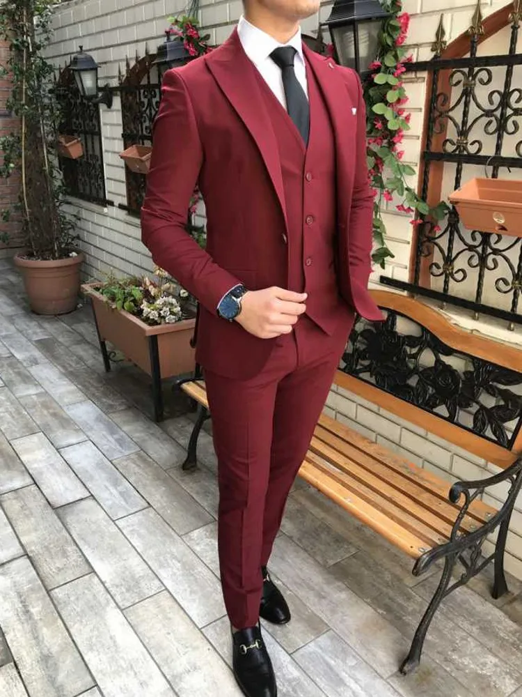 Dark Red Suit Mens | atelier-yuwa.ciao.jp