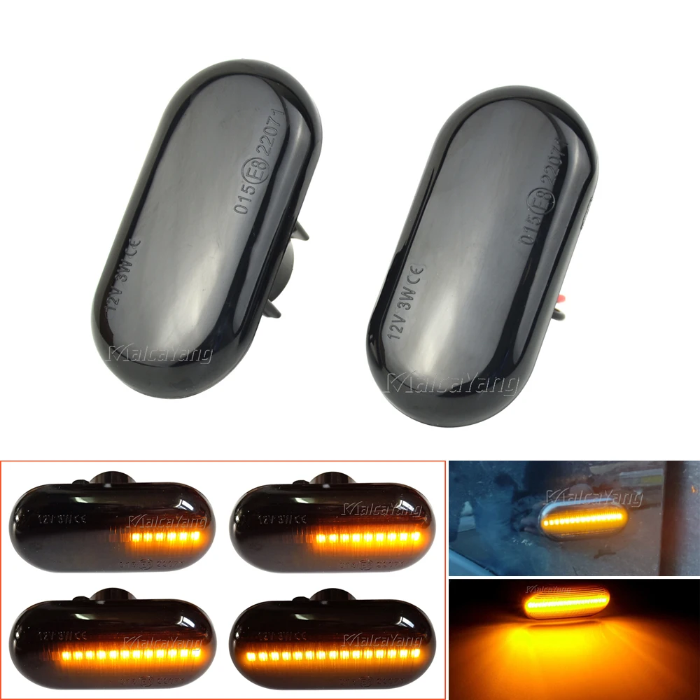 2PCS-Led-Dynamic-Side-Marker-Turn-Signal-Light-Sequential-Blinker-Light ...