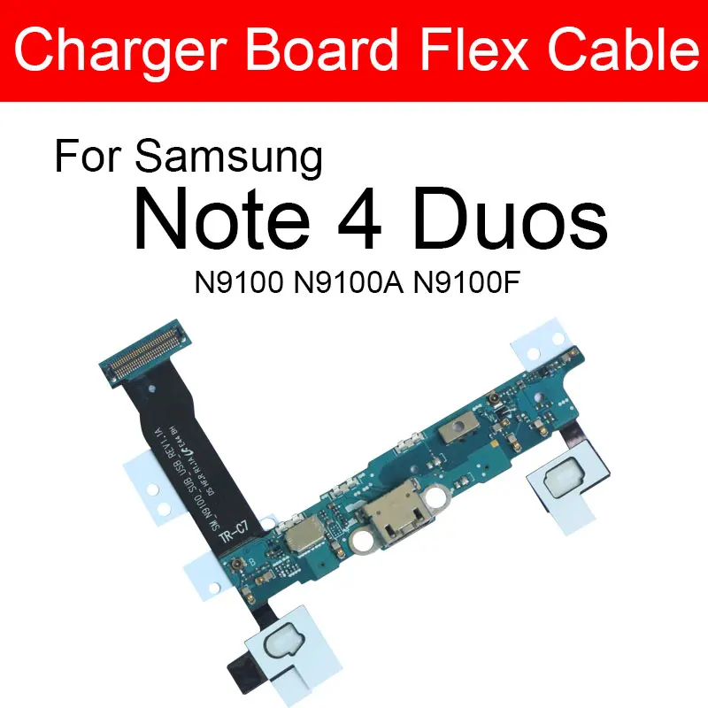 Placa base de carga USB para Samsung Note 4 Duos N9100 N9100A N9100F ...