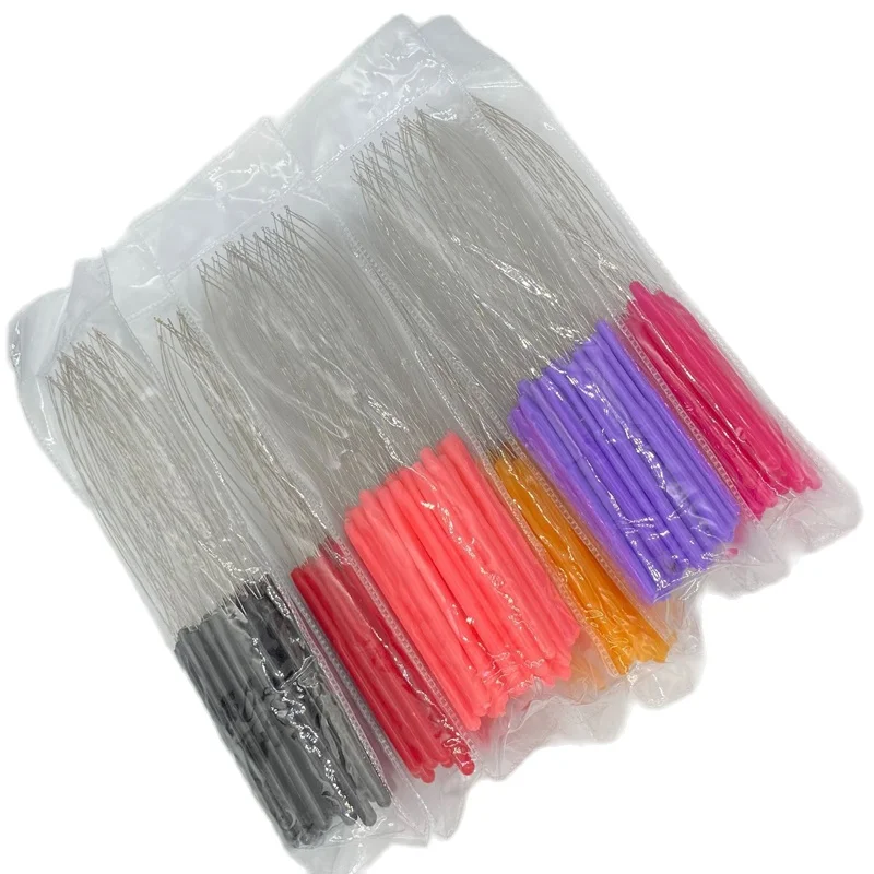 40-pcs-Plastic-handle-loop-pulling-needle-micro-ring-hair-extension ...