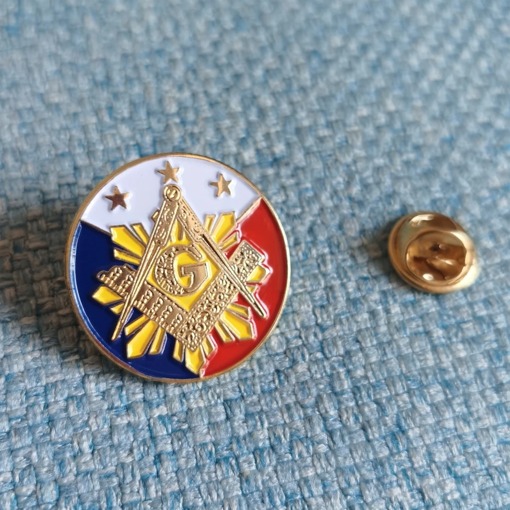 1" Masonic Pin badge Mason Freemasonry craft gift|badge badges|masonic ...