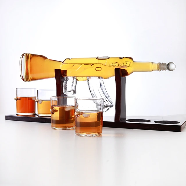 Machine Gun Shaped Bottle