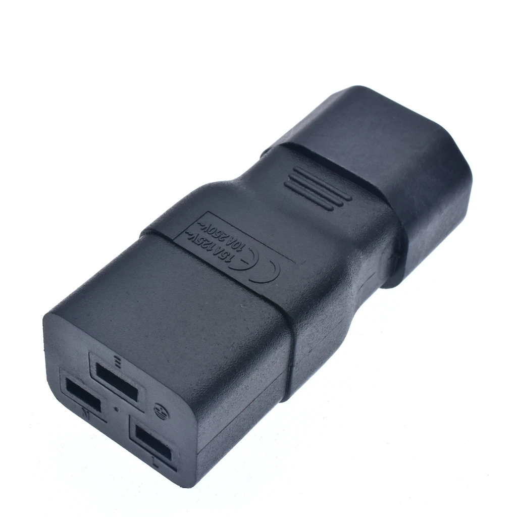Generic Iec 320 C14 Male To Female C19 Adapter Iec C19 To C14 Pdu Psu ...