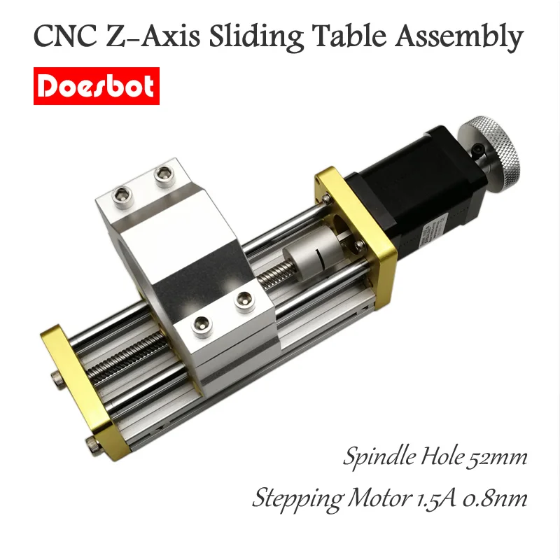 CNC-3018-Aluminum-Z-Axis-Sliding-Table-And-Spindle-Hole-52mm-Fixture-0 ...
