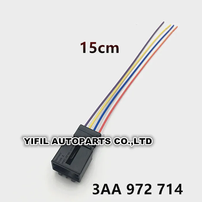 Conector macho de 4 pines/vías para lámpara trasera de coche, enchufe ...