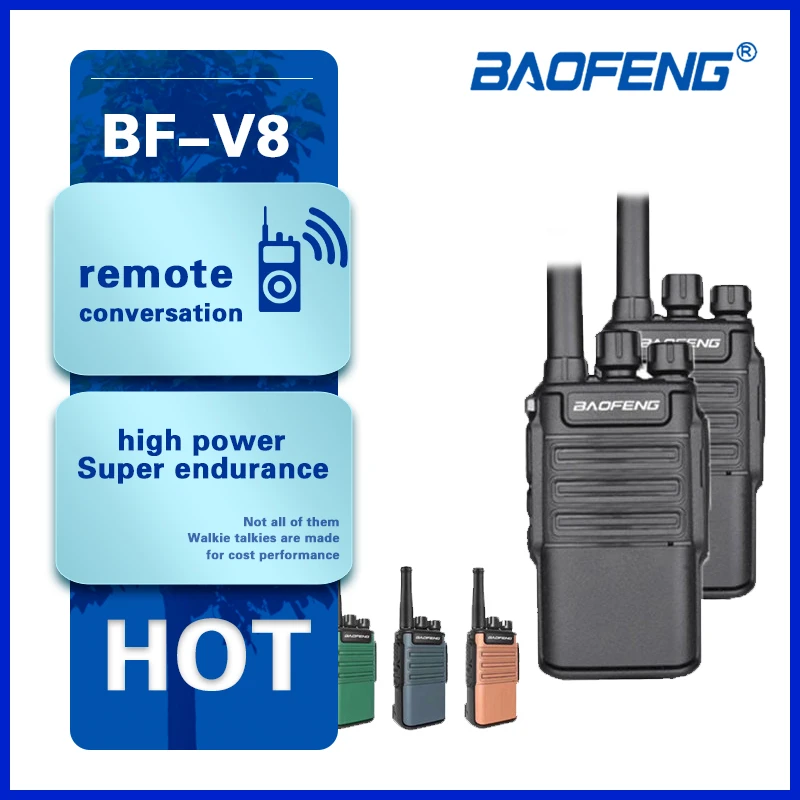 2021 Hot Baofeng BF V8 Handheld Walkie Talkie Mini UHF Portable Long Range Two Way Ham Radio ...
