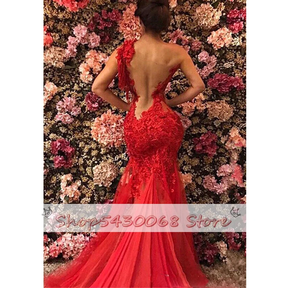 Red Backless Prom Dresses