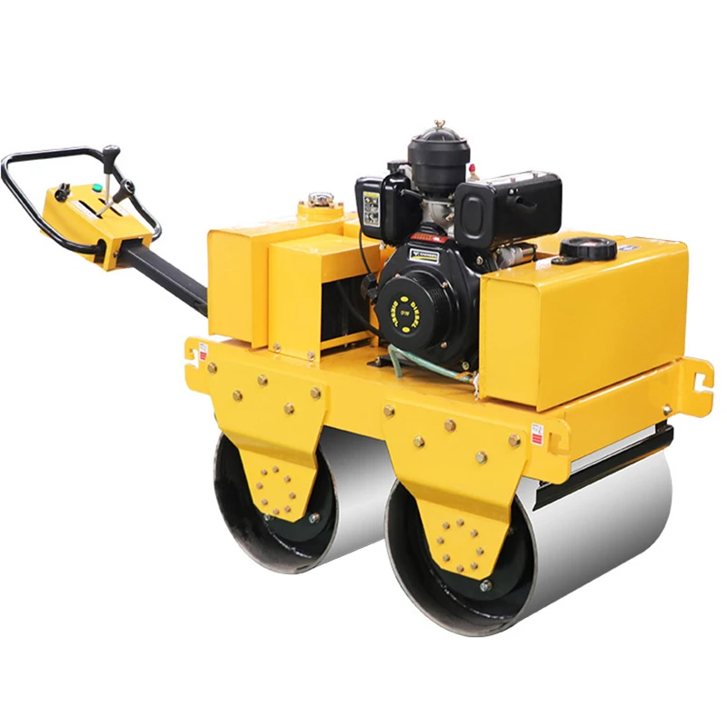 New-Small-single-wheel-hand-held-road-roller-pavement-foundation ...