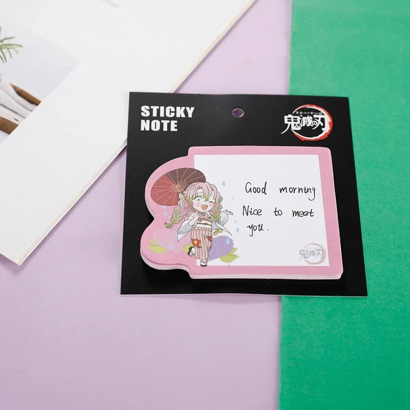 Kawaii Demon Slayer Kimetsu No Yaiba Anime Memo Pad - KawaiiMerch.com