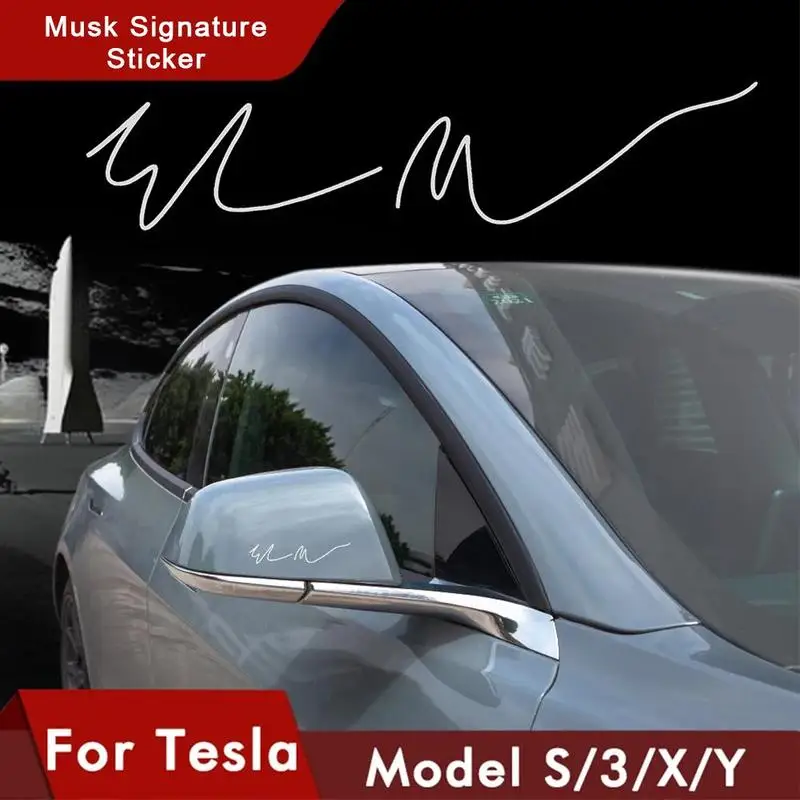 Logo Electric Car Automotive Elon Musk Brand Model S 3 X Y MADE IN USA ...