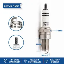 Motorcycle Iridium Spark Plug D8RTI for DR8EA D8EA DR8EIX DR8EGP DPR8EA 9 DPR8EIX 9 IX24 X24ESR ...