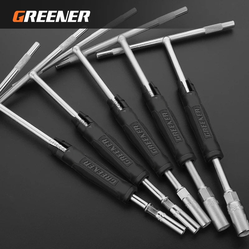 Grenner T Type Hex Socket Sleeve Wrench Hex Key Allen Wrench Outer ...