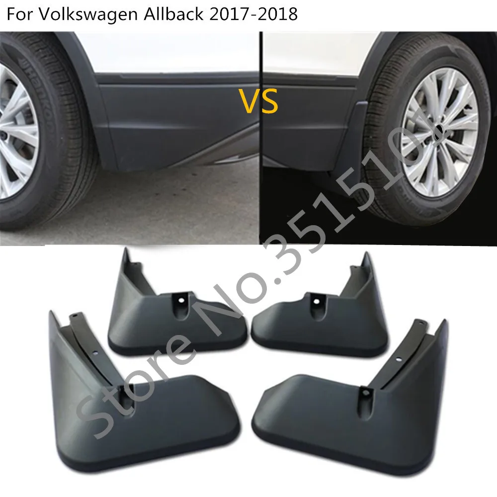 Car Cover Fender Soft Mudguard Flap Splash Mud Guard 4pcs For VW ...