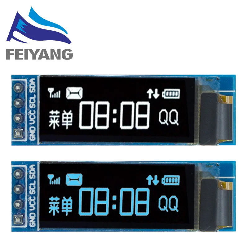 0-91-Inch-OLED-Module-0-91-White-Blue-128X32-OLED-LCD-LED-Display ...