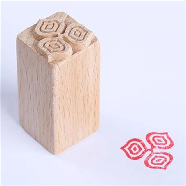 Pottery Embossing Tool Wood Texture Block Stamp for Polymer Clay ...