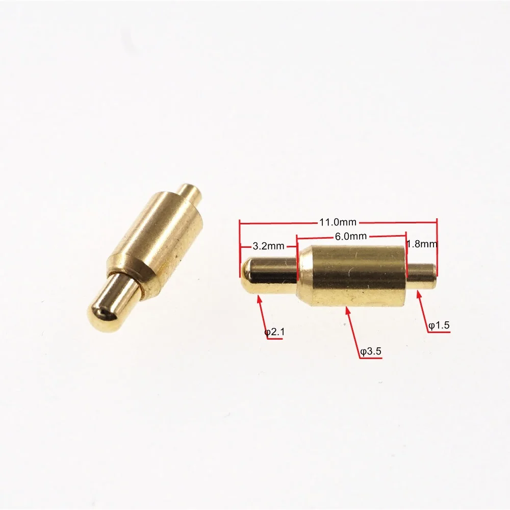 10 pcs Spring Loaded Charging Thimble 3.5x11mm Antenna Probe Diameter 3 ...