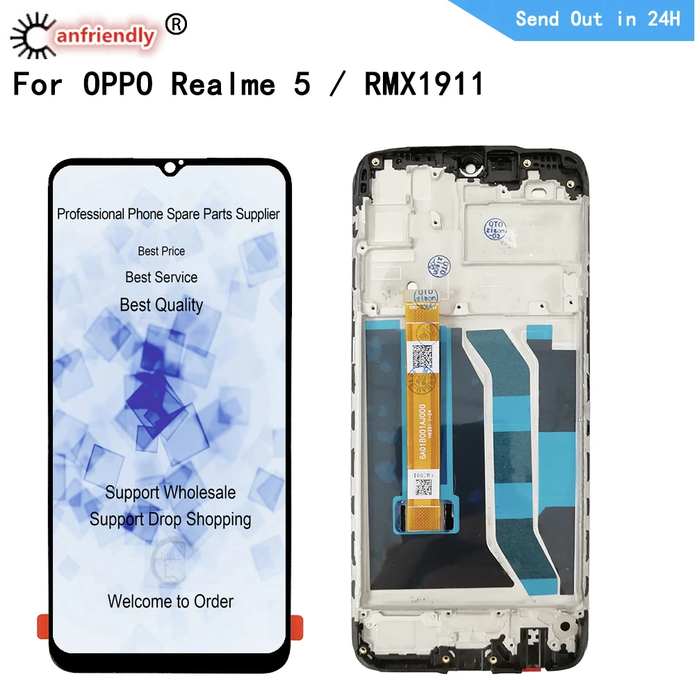 Ips Lcd For Oppo Realme 5 Realme5 Rmx1911 Lcd Display Touch Panel ...