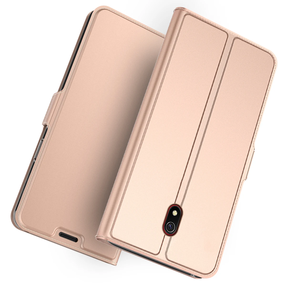 For Xiaomi Redmi 8A Case Luxury Leather Flip Stand Shockproof Wallet ...