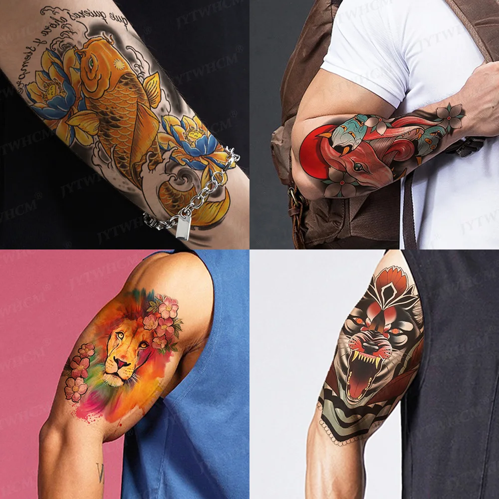 Colored Arm Tattoos For Men